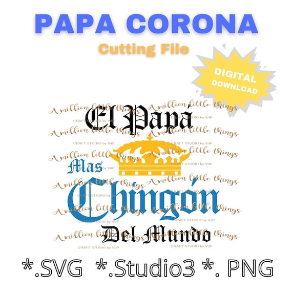 El Papa Mas Chingon SVG File T-shirt Diseno Playera Para - Etsy