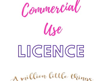 Commercial Use License - Etsy