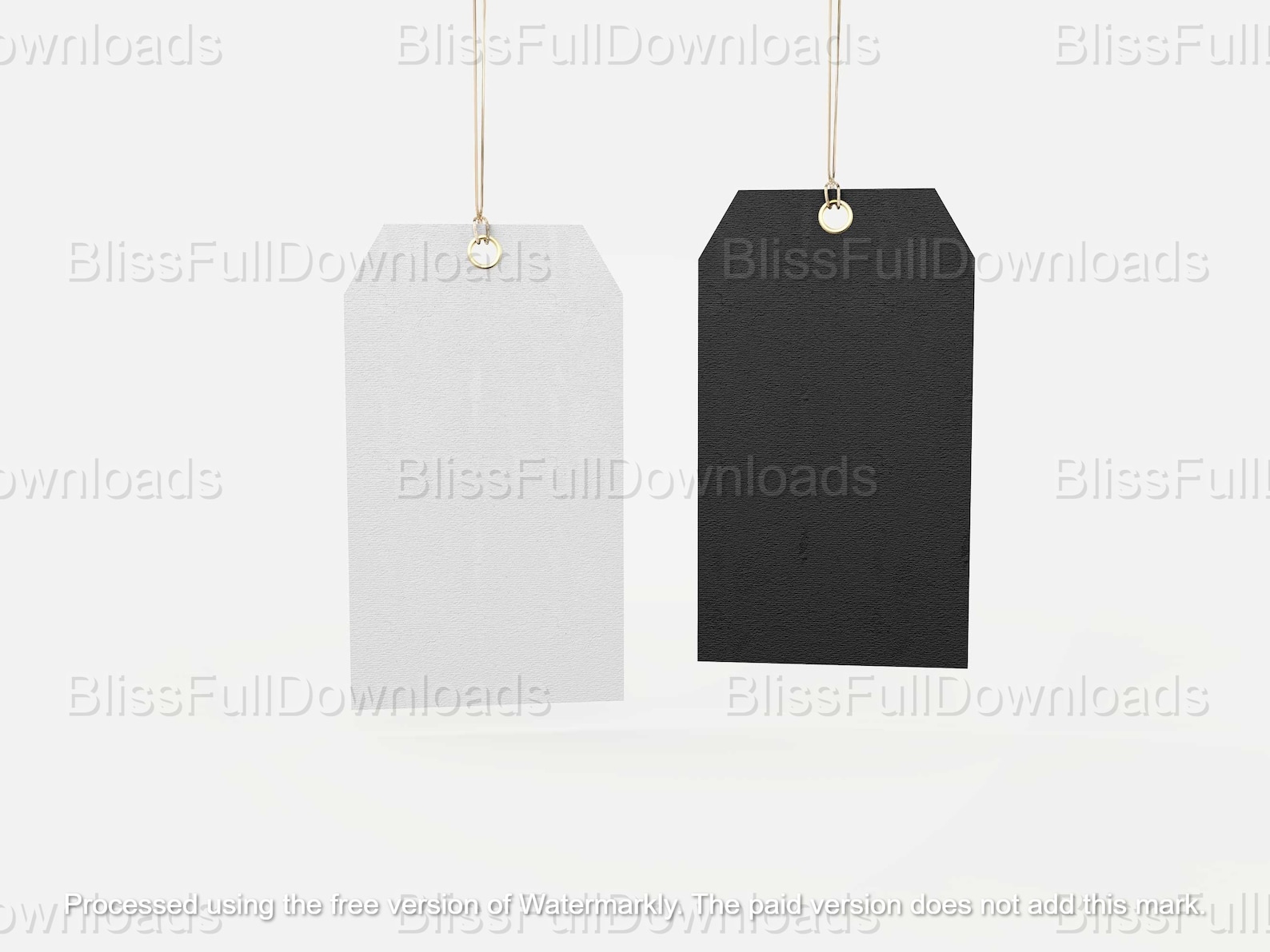 Top-view Paper Label Mockup Set Professional Label Templates for ...