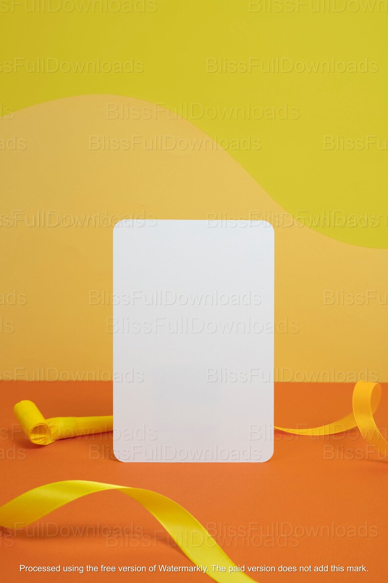 Printable Birthday Party Invitation Card Mockup Editable Template for ...