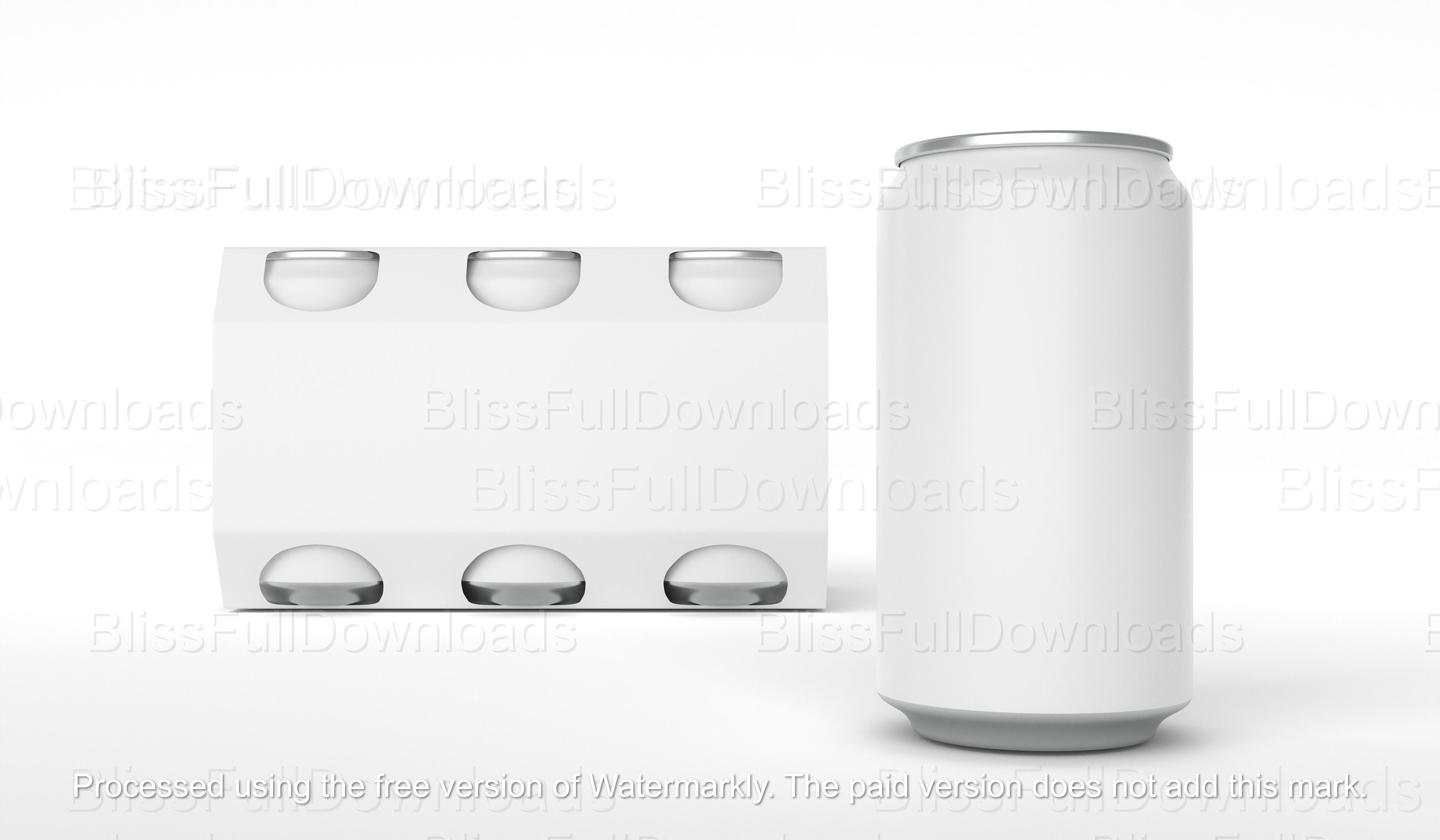 Versatile Can Packaging Design Mockup Editable Template for Creativity ...