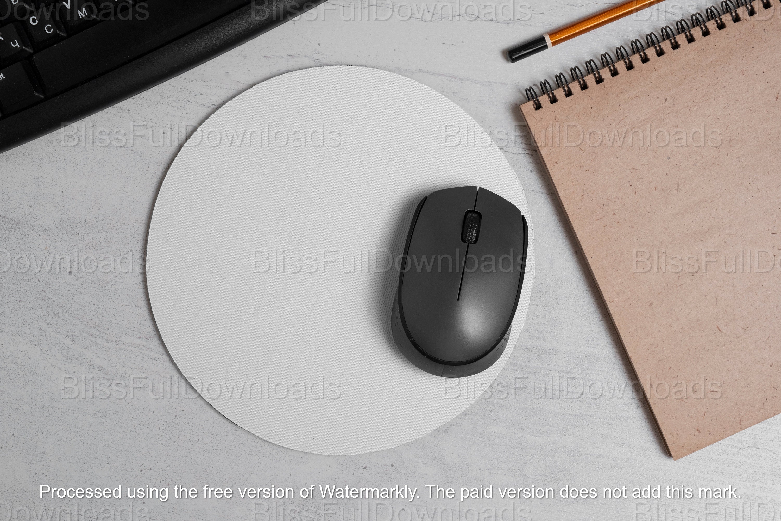 Top View Mouse Pad Mockup for Branding and Logos - Custom Keyboard Pad ...