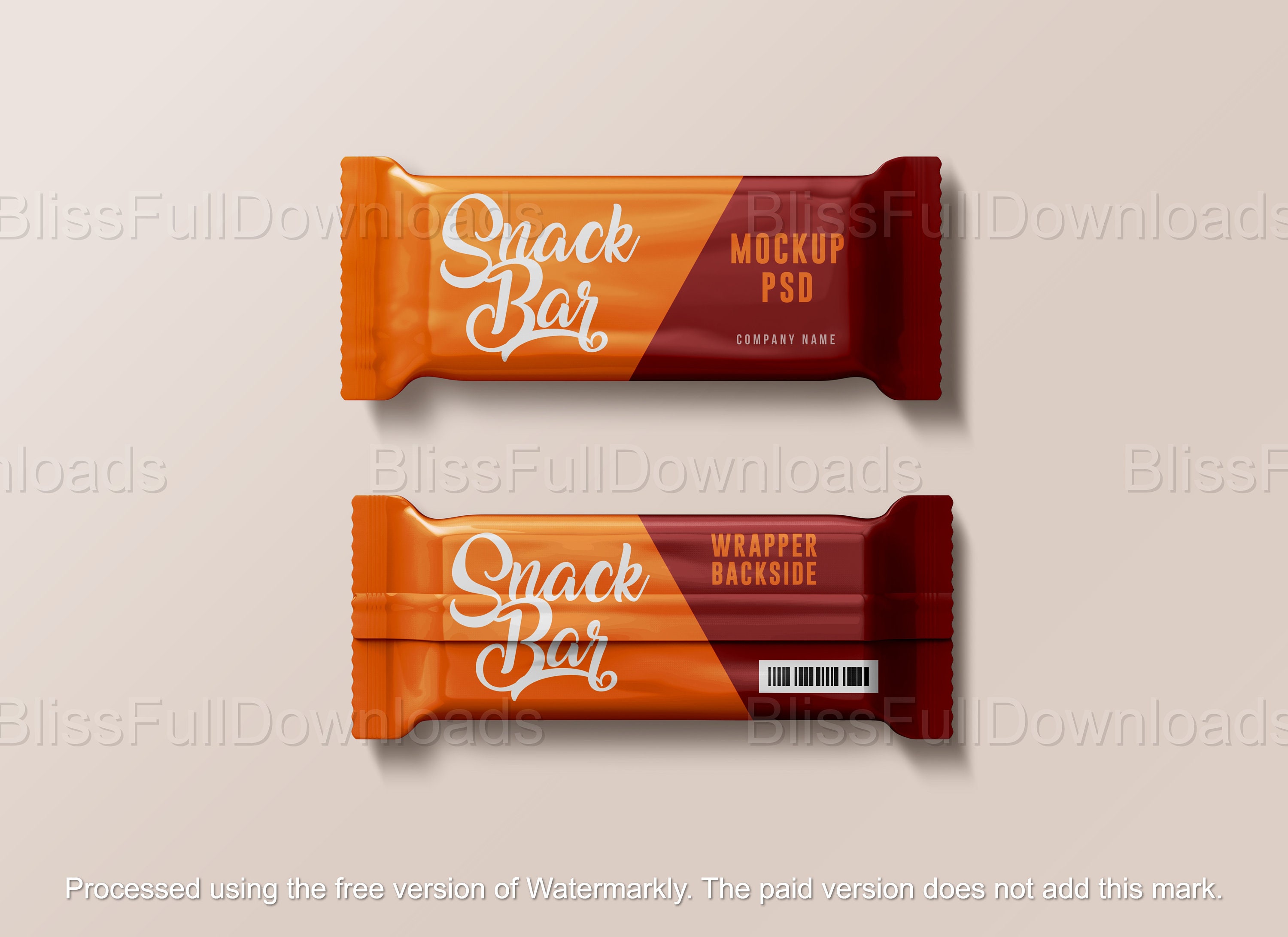 Chocolate Mock Up, Snack Bar Mockup, Label Mockup, Personalized Candy ...