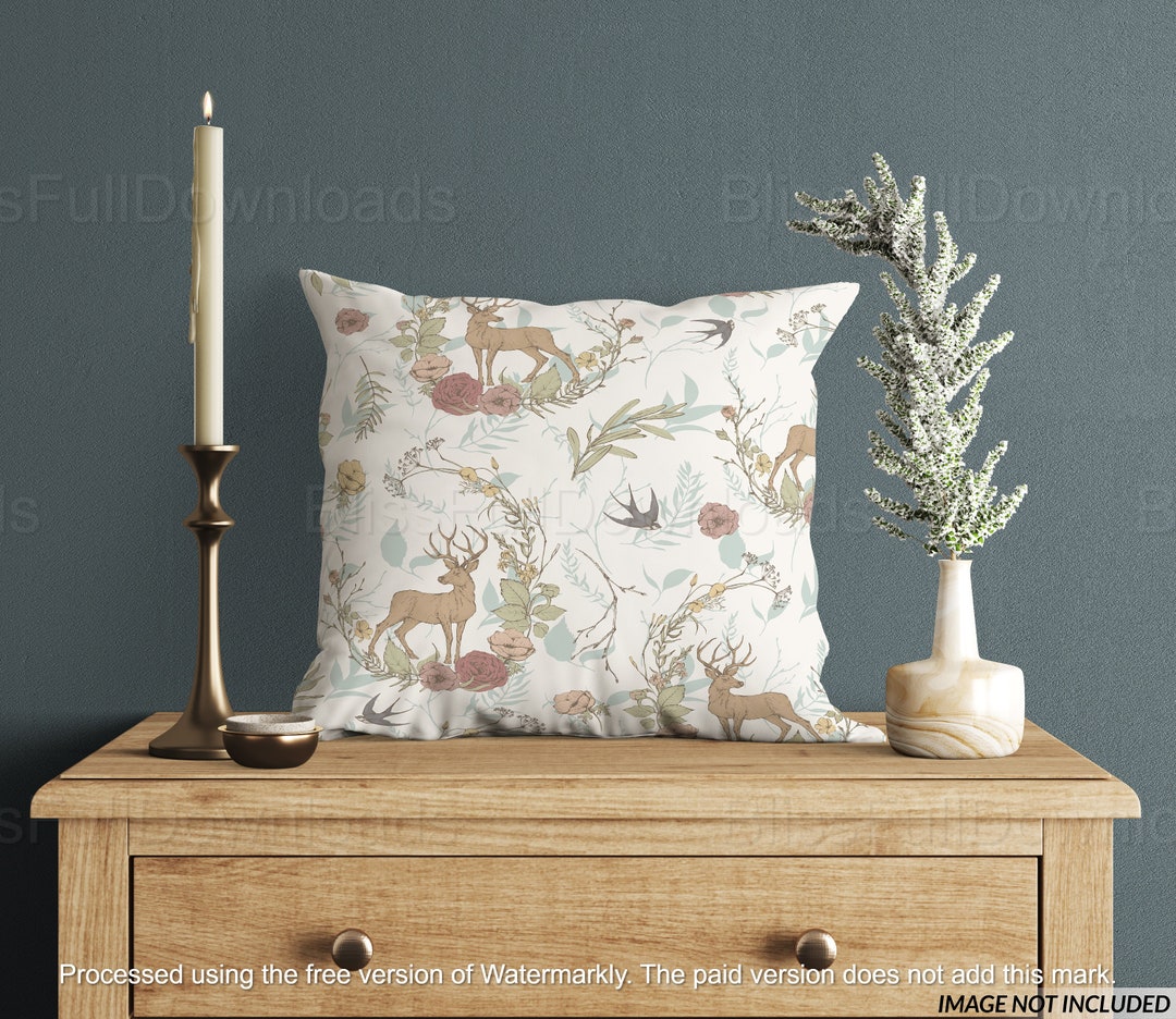 Throw Pillows Mockup, Pillow Mockups PSD, Pillow Mockup JPG, Digital ...