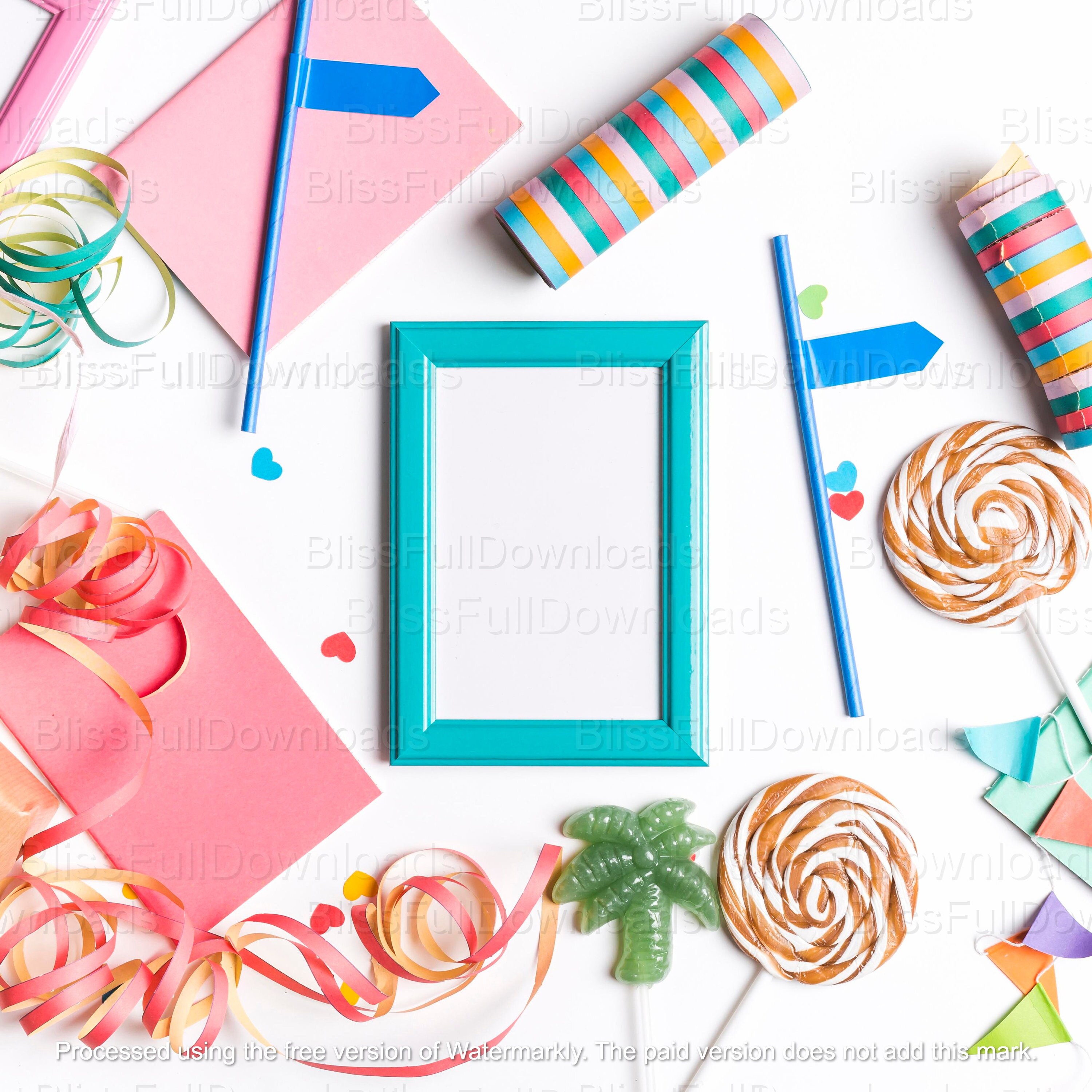 Happy Birthday Photo Frame Mockup Personalized Gift for Special Moments ...