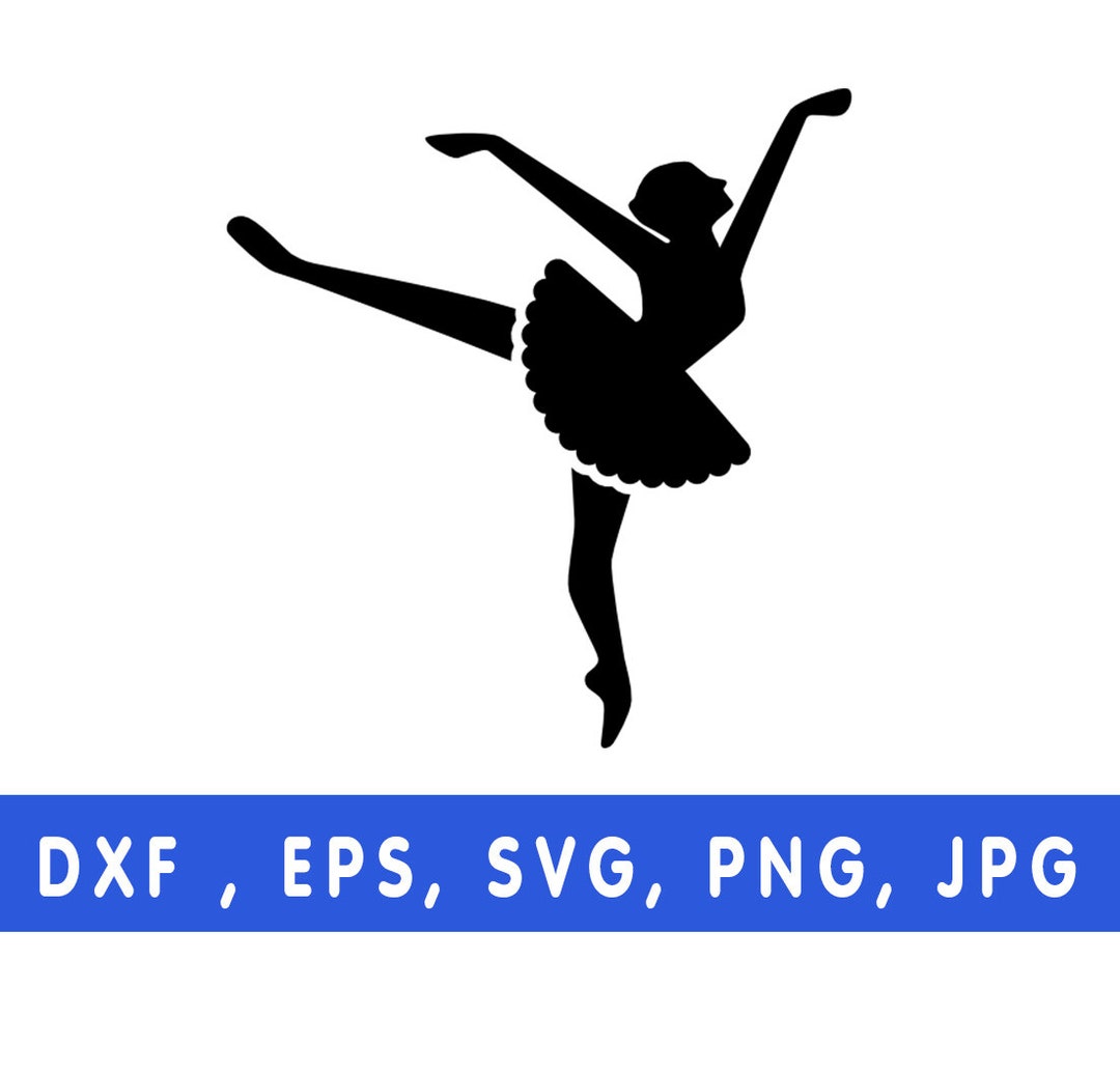 Dancing Lady Svg Digital File, Instant Downloads in Black & White SVG ...