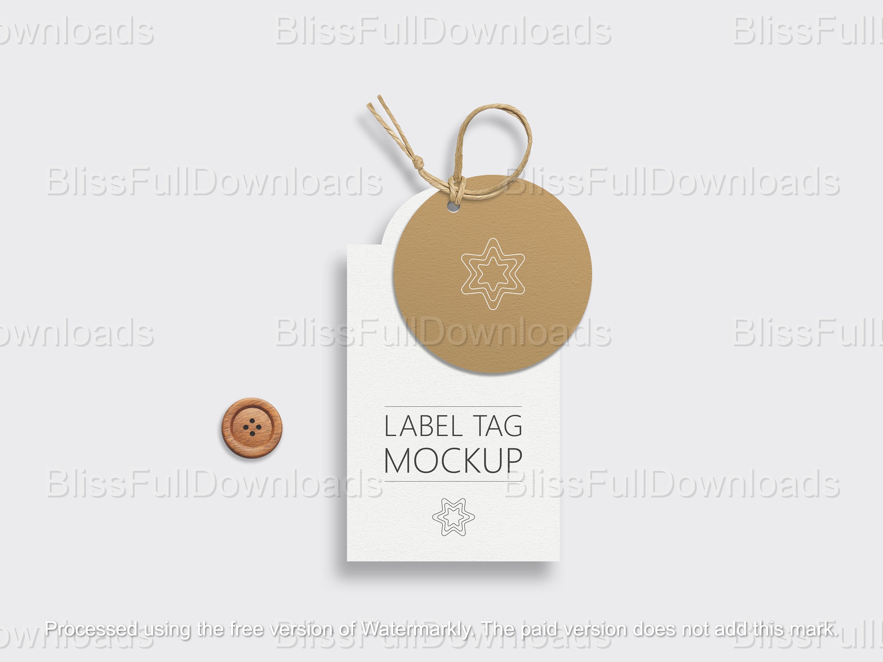 Luxury Hang Tag Template for Clothing Price Tag Washing - Etsy