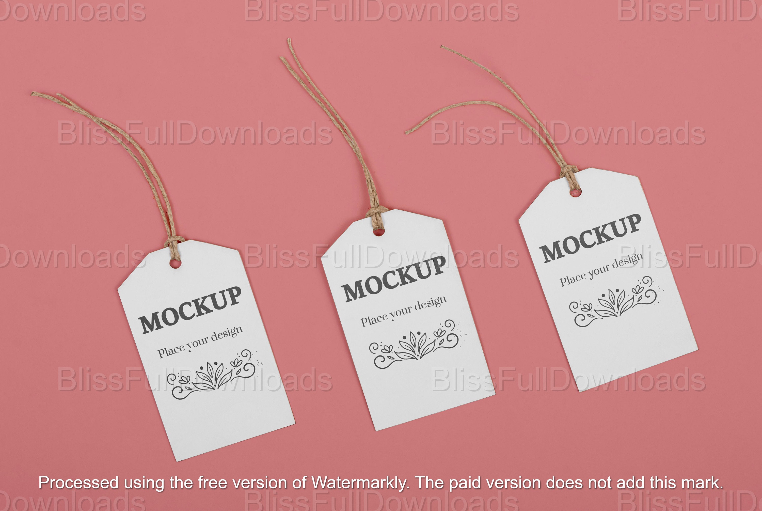 Custom Clothing Tags Mockup for Branding and Logos Premium Template for ...
