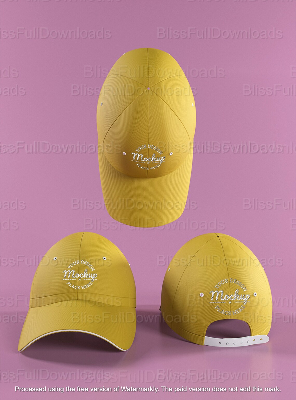 Baseball Cap Logo Mockup - Personalized Hat Design - Digital Download ...