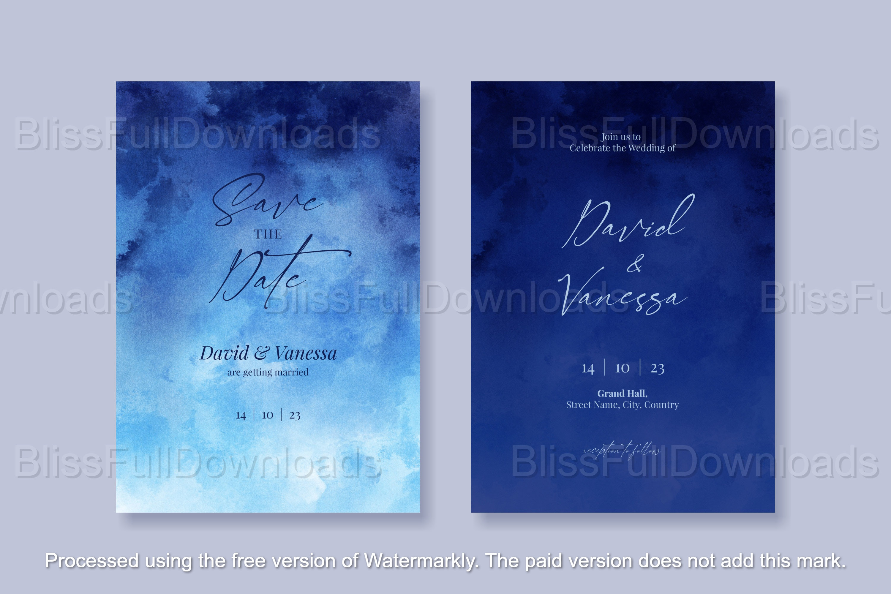 Luxury Wedding Invitation Card Mockup Printable Template Digital ...