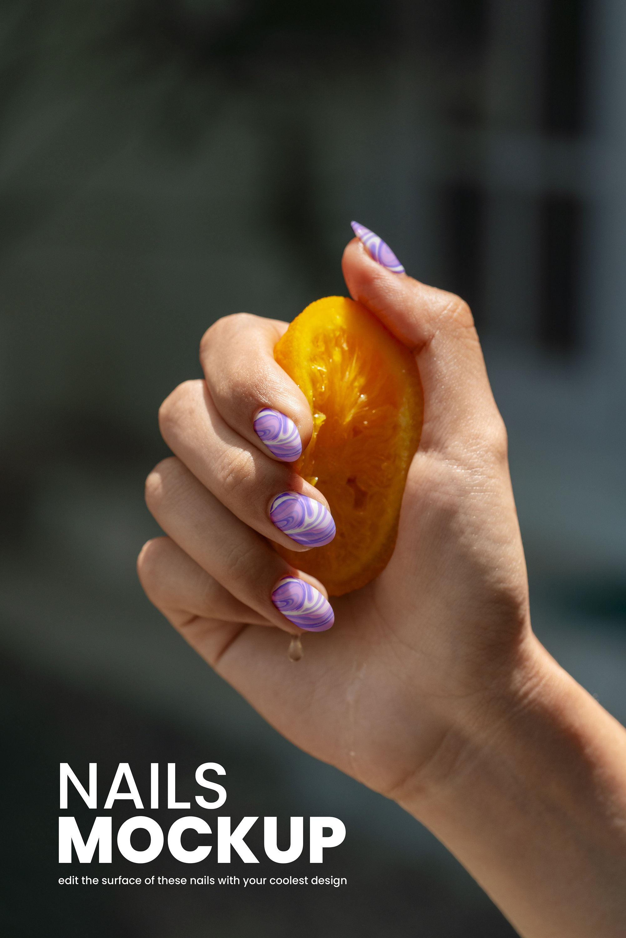 Nail Polish Mockup Bundle, Nail Polish Template, Finger Nail Art Strip ...