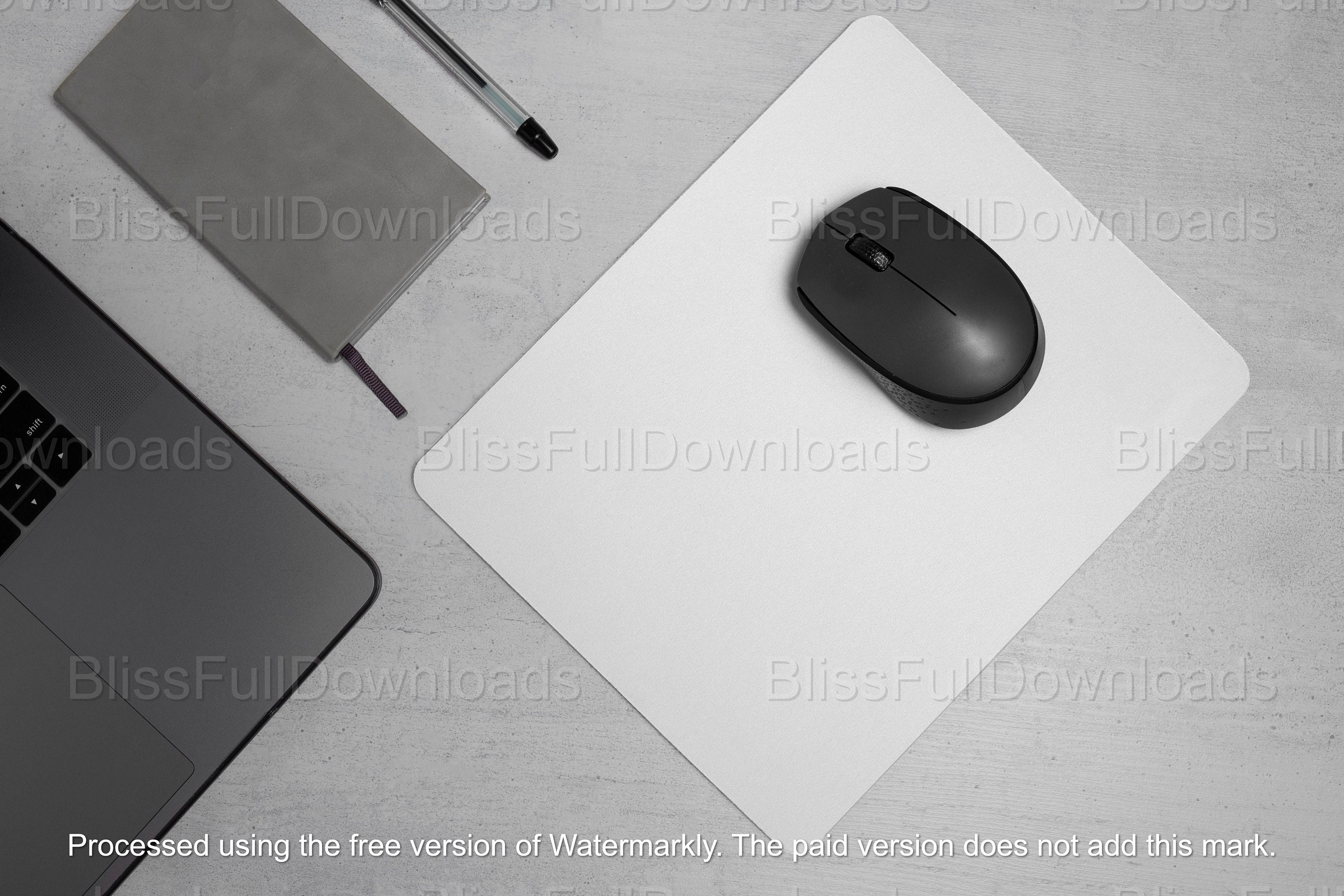 Top View Mouse Pad Mockup for Branding and Logos Custom Keyboard Pad ...