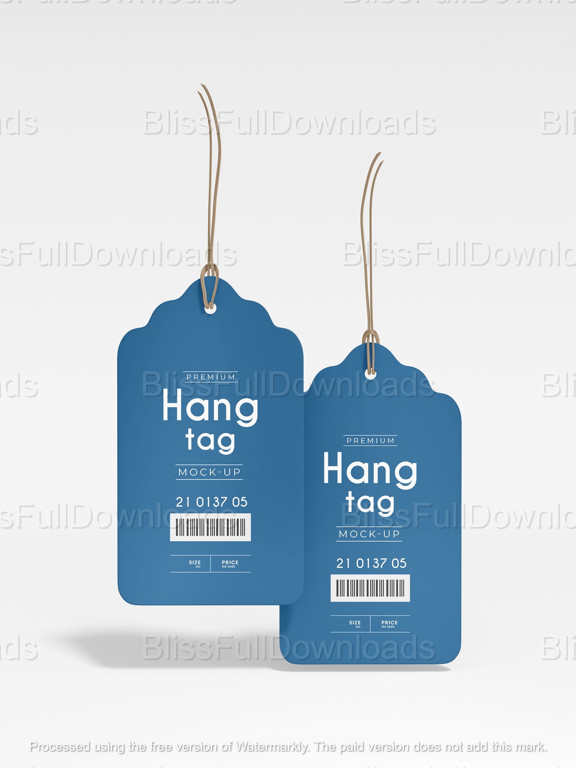 Luxury Clothing Tags Mockup PSD, Branding and Logos, Label Mockups ...