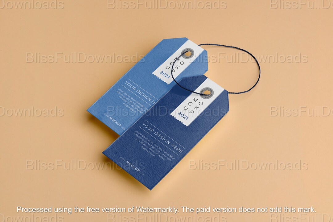 Clothing Tags Mockup, Label Mockups, Gift Tag Mockup, Hang Tags Mockup ...