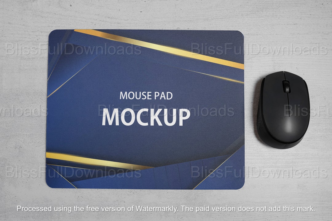 Top View Mouse Pad Mockup PSD - Customizable Gaming Desk Mat - Office ...
