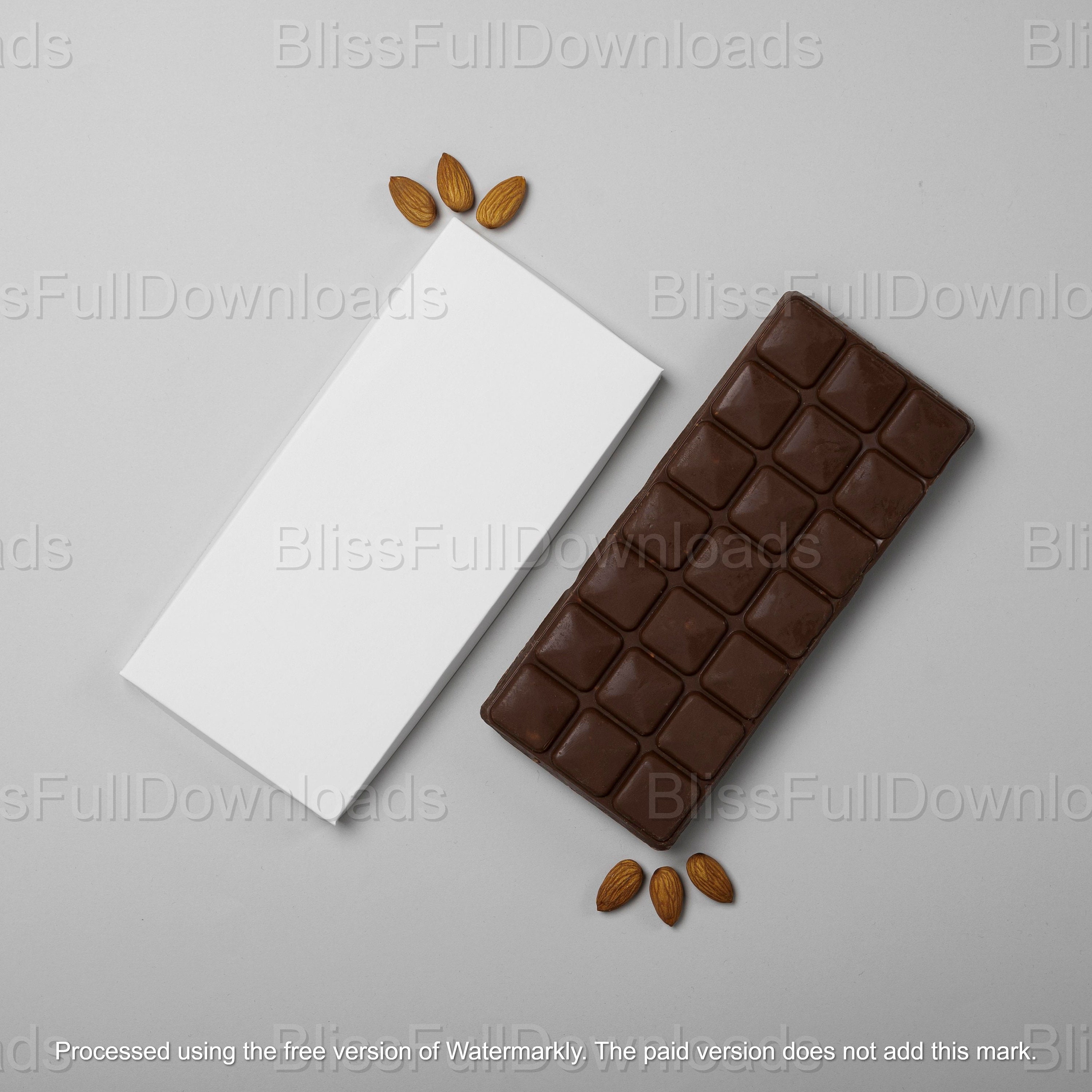 Chocolate Box Mockup, Label Mockup PSD, Chocolate Packaging ...