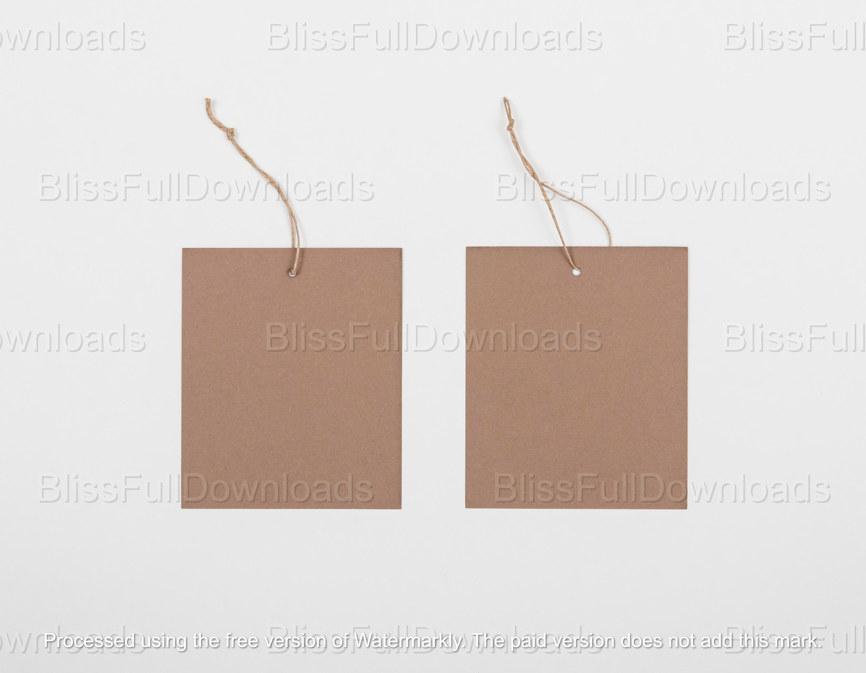 Garments Hang Tag Label Mockup PSD - Stunning Branding Design With ...