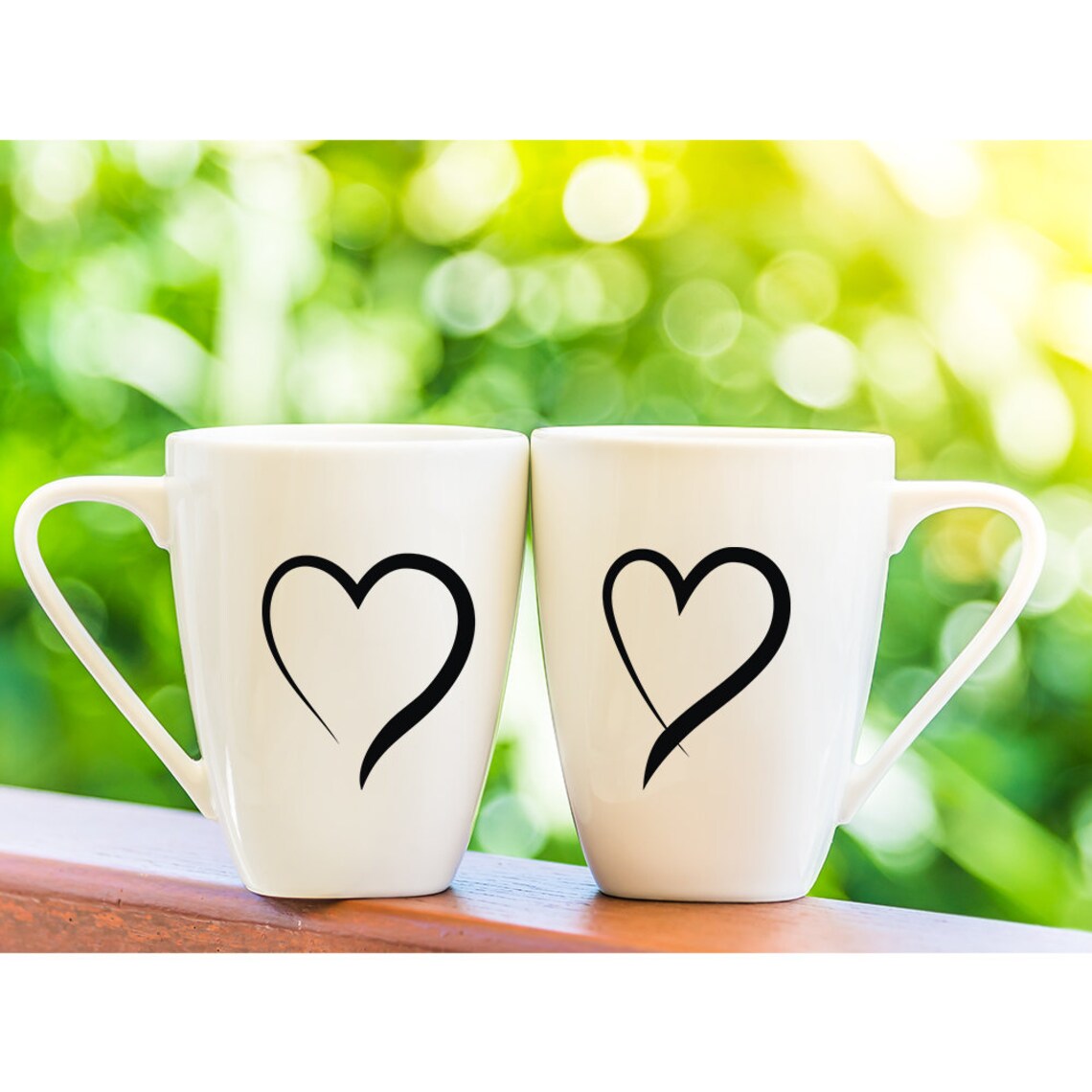 Love Heart SVG, Instant Downloads Double Hand Sketch Love Heart Digital ...
