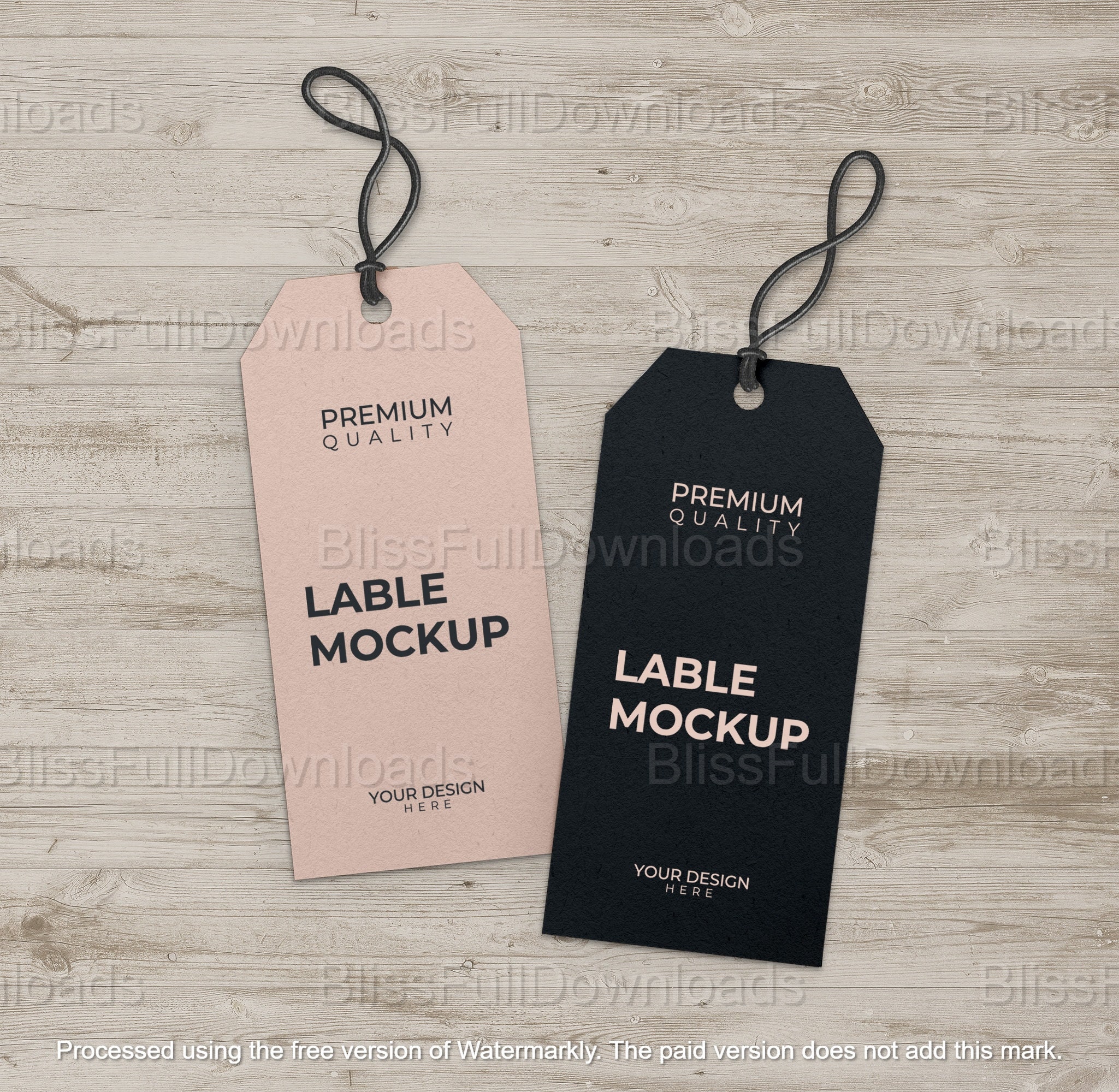 Editable Hang Tag Mockup, Customizable Price Tag, Washing Instructions ...