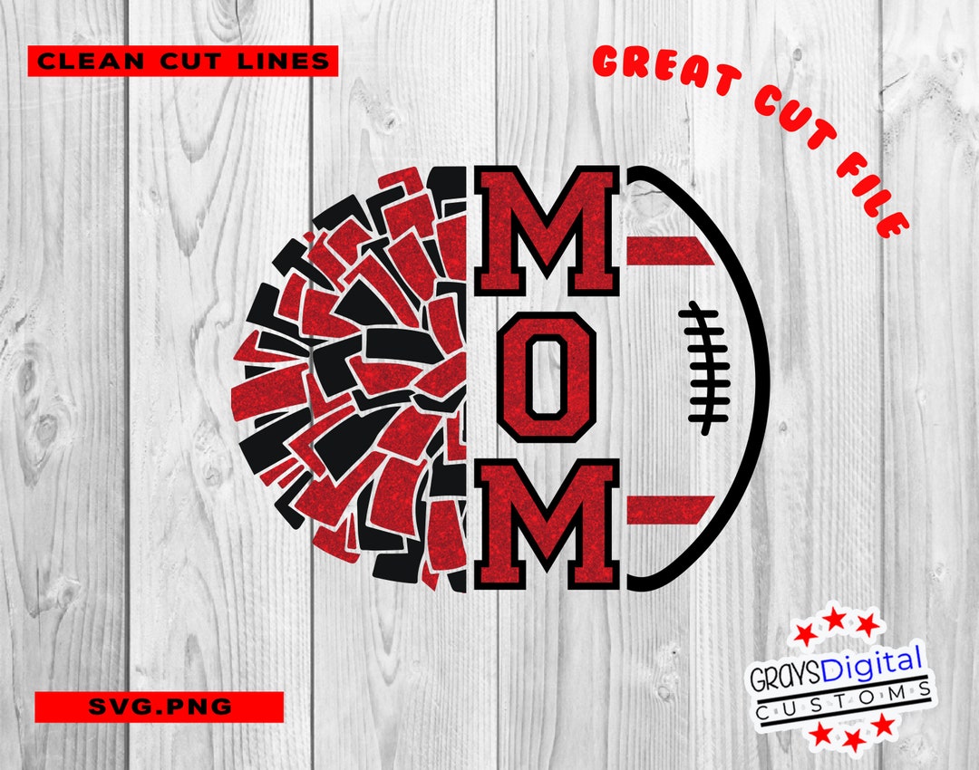 Cheer Mom Svg Football Mom Svg Cheer Life Svg Etsy