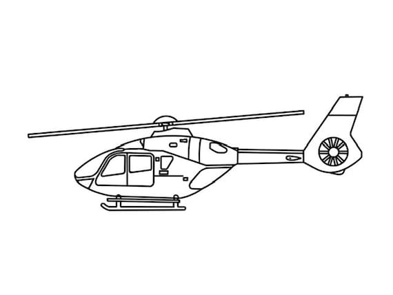 Airbus Helicopter H135 Png File | Etsy