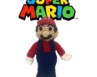 Crochet Mario Keychain - Etsy