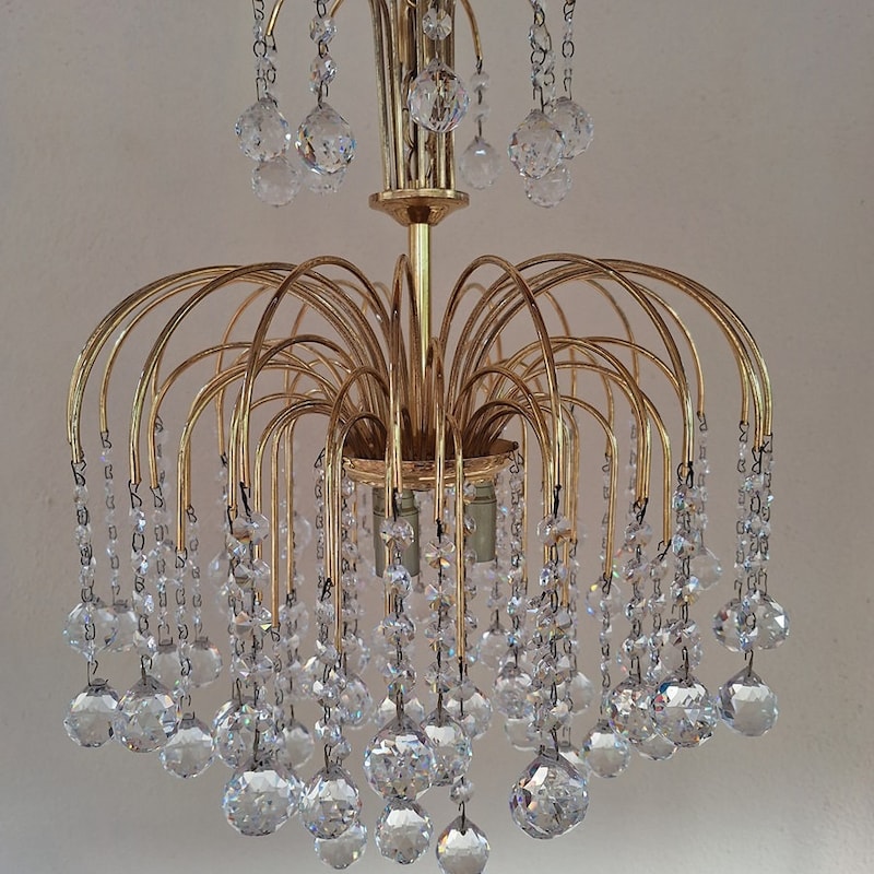Waterfall Chandelier - Etsy
