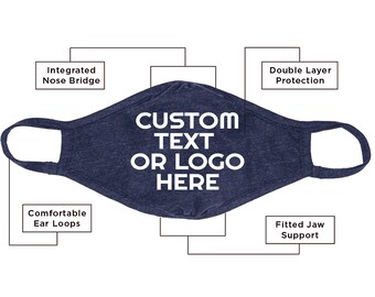 Custom Face Mask - Etsy