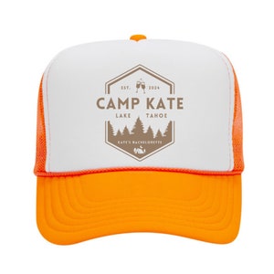 Personalized Camp Hats, Custom Bride Babe Trucker Hats, Getting Hitched ...