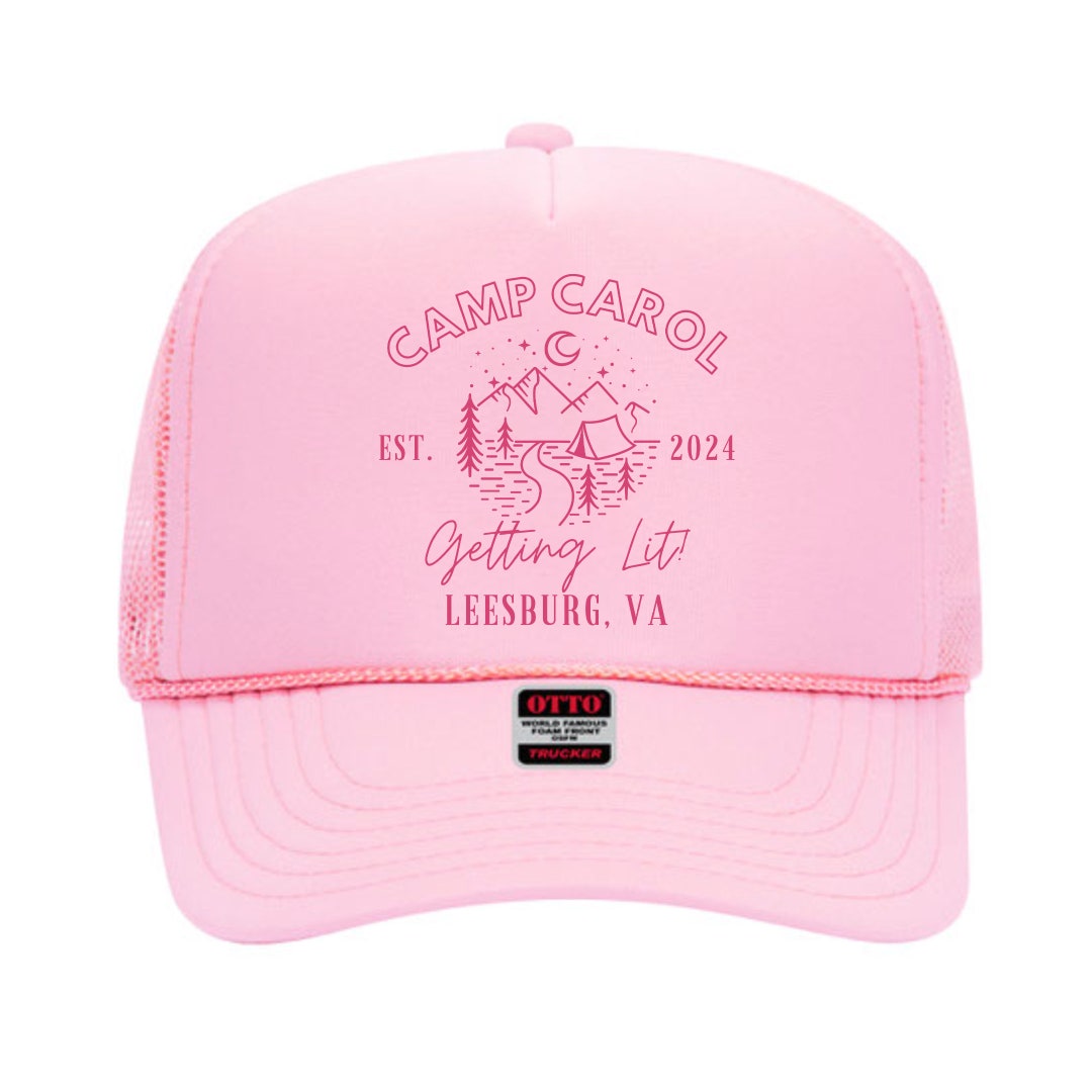 Camp Bachelorette Hats, Custom Bride and Bridesmaid Trucker Hats, Bach ...