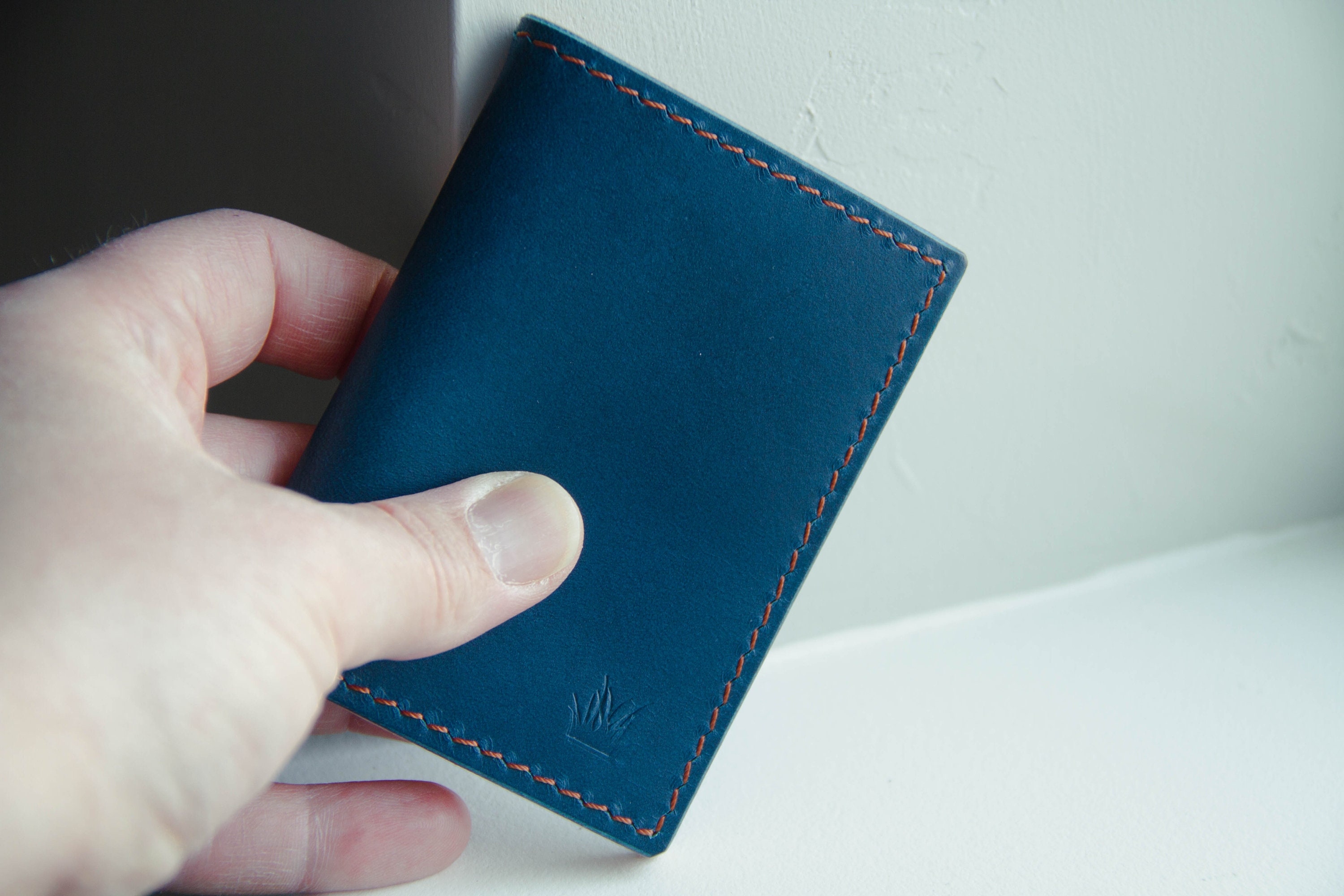 Slim Leather Bifold Wallet Men's Leather Wallet Minimalist Wallet ...