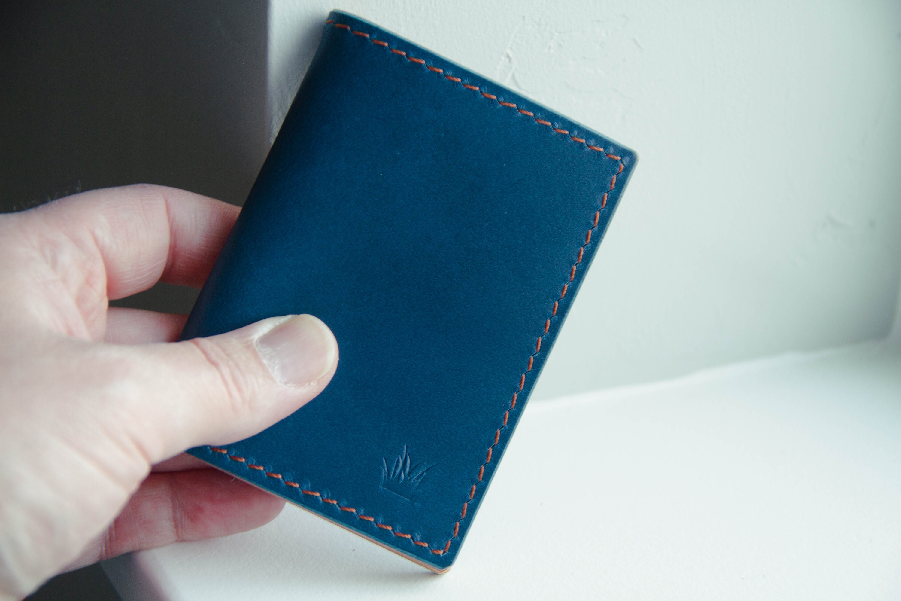 Slim Leather Bifold Wallet Men's Leather Wallet Minimalist Wallet ...