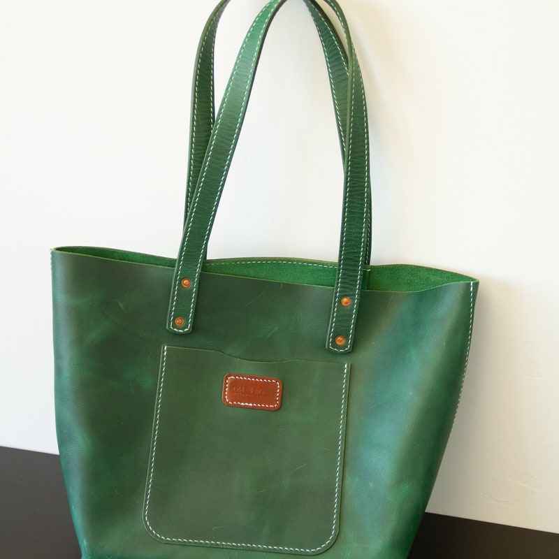 Green Leather - Etsy