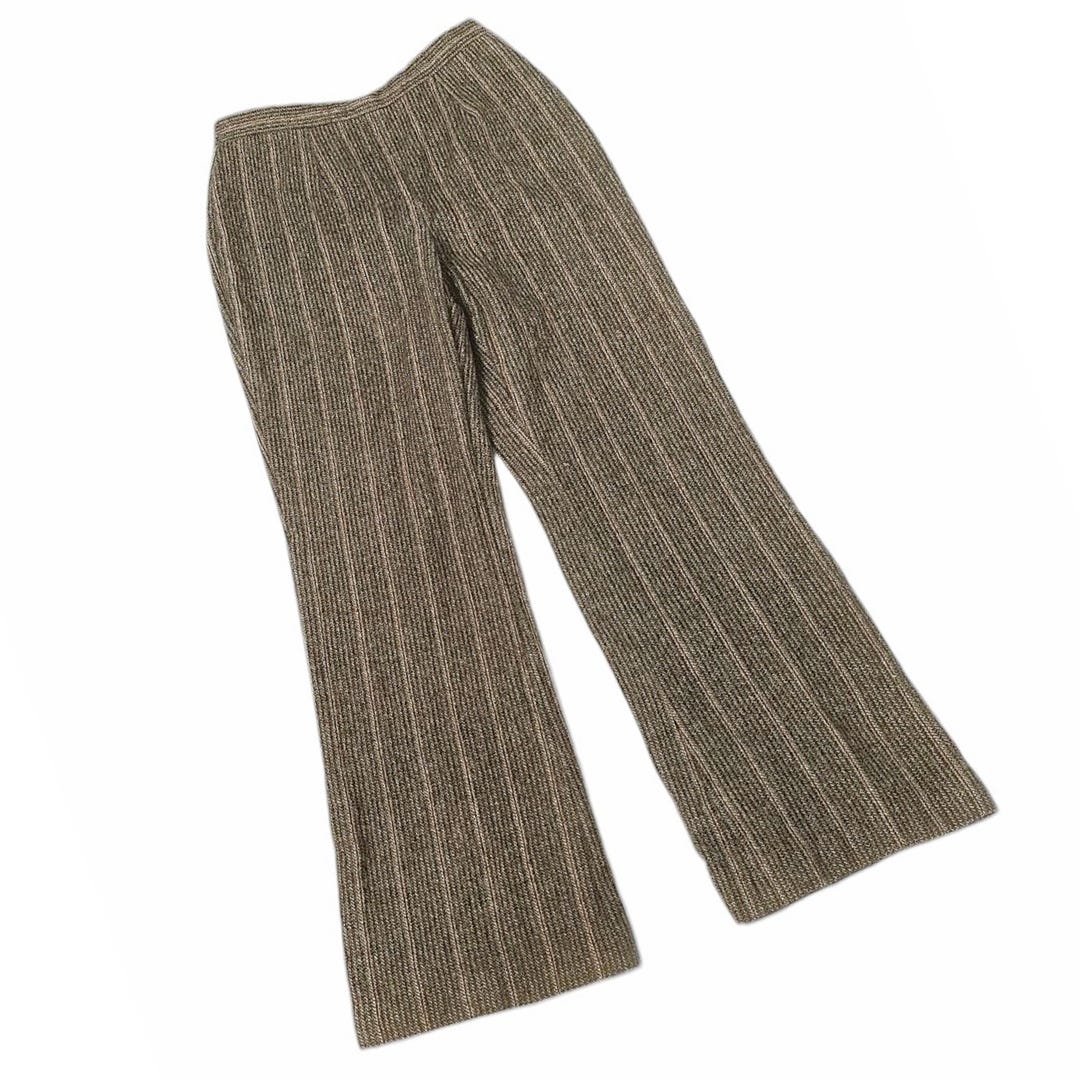 1960s Mod Pants 60s Vintage Trousers Brown Pinstripe Tweed Wool ...