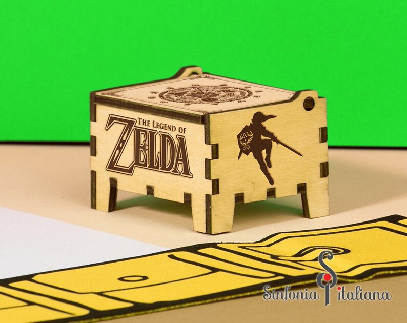 Custom Zelda Music Box: Hand-made Carillon, Wind-up Mechanism - Etsy