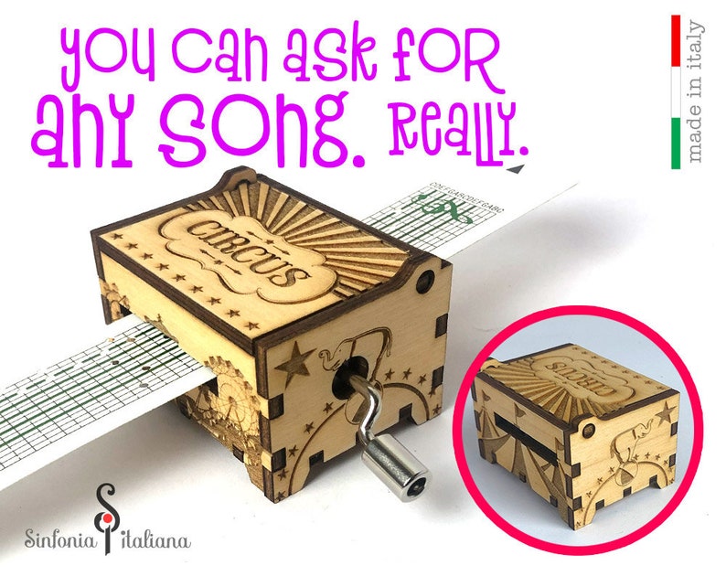 Paper Strip Music Box Circus Music Box Music Box Custom | Etsy