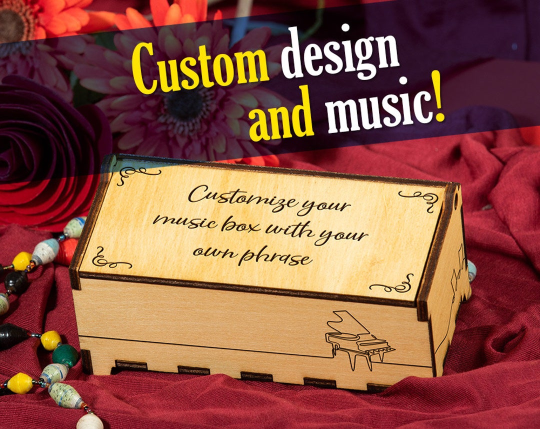 Jewel Case Music Box, Electronic Music Box, Custom Design, Custom Song ...