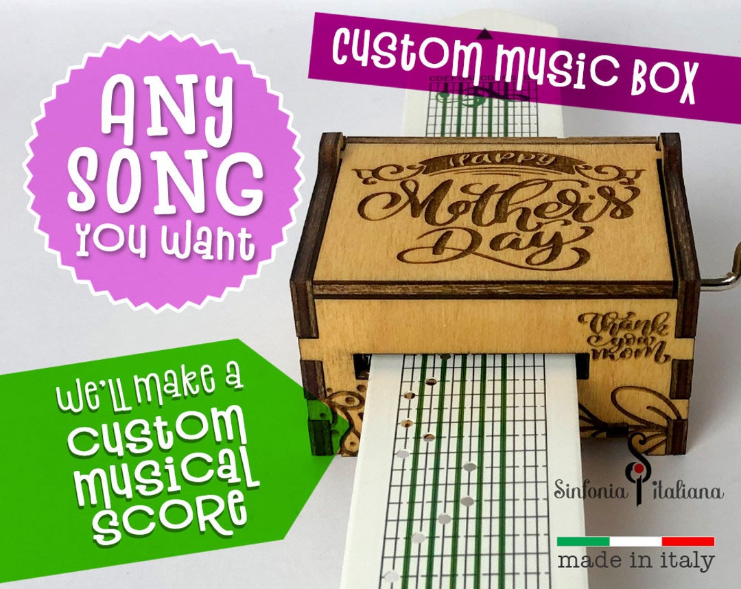 Mother Day Music Box Paper Strip Music Box Mother Gift - Etsy