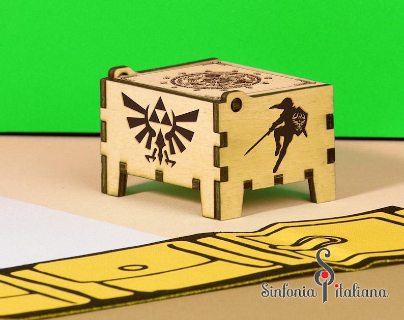 Custom Zelda Music Box: Hand-made Carillon, Wind-up Mechanism - Etsy