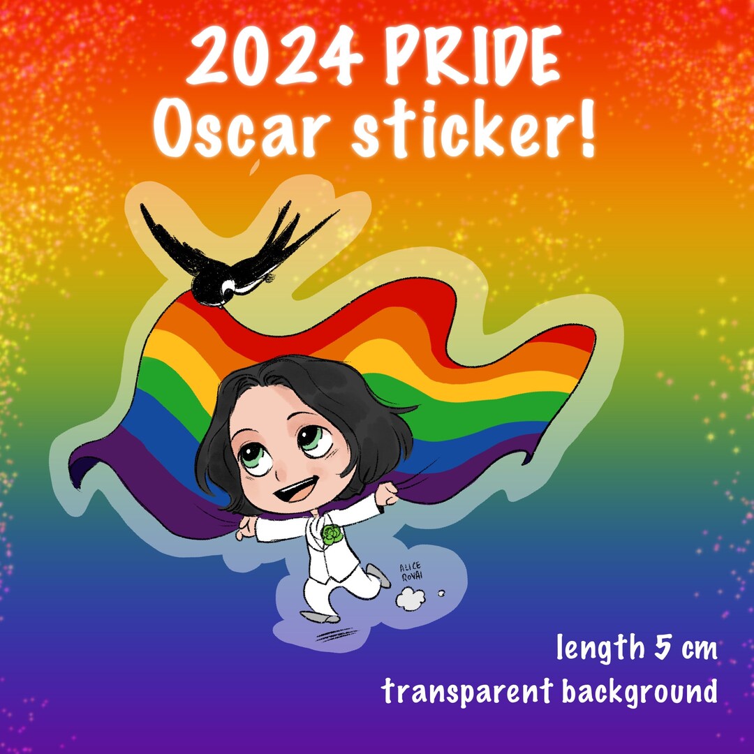PRIDE | Oscar Sticker - Etsy