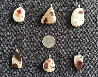 Pudding Stone Necklace - Etsy