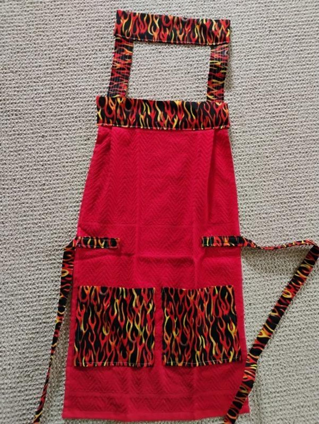 Towel Apron, Full Length Terry Cloth Apron, Slip Over Your Head With ...