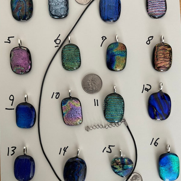 Dichroic Pendant - Etsy