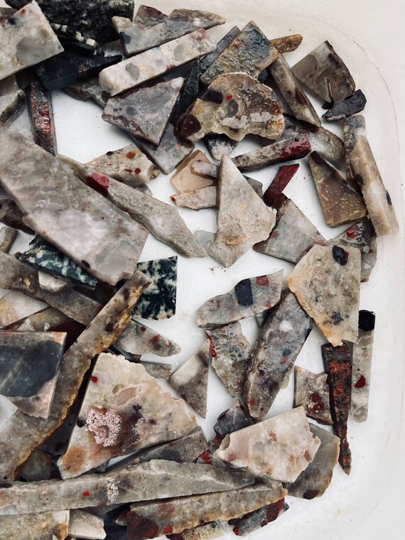 Puddingstone Slabs and Misc. Slabs Unpolished Cut for | Etsy