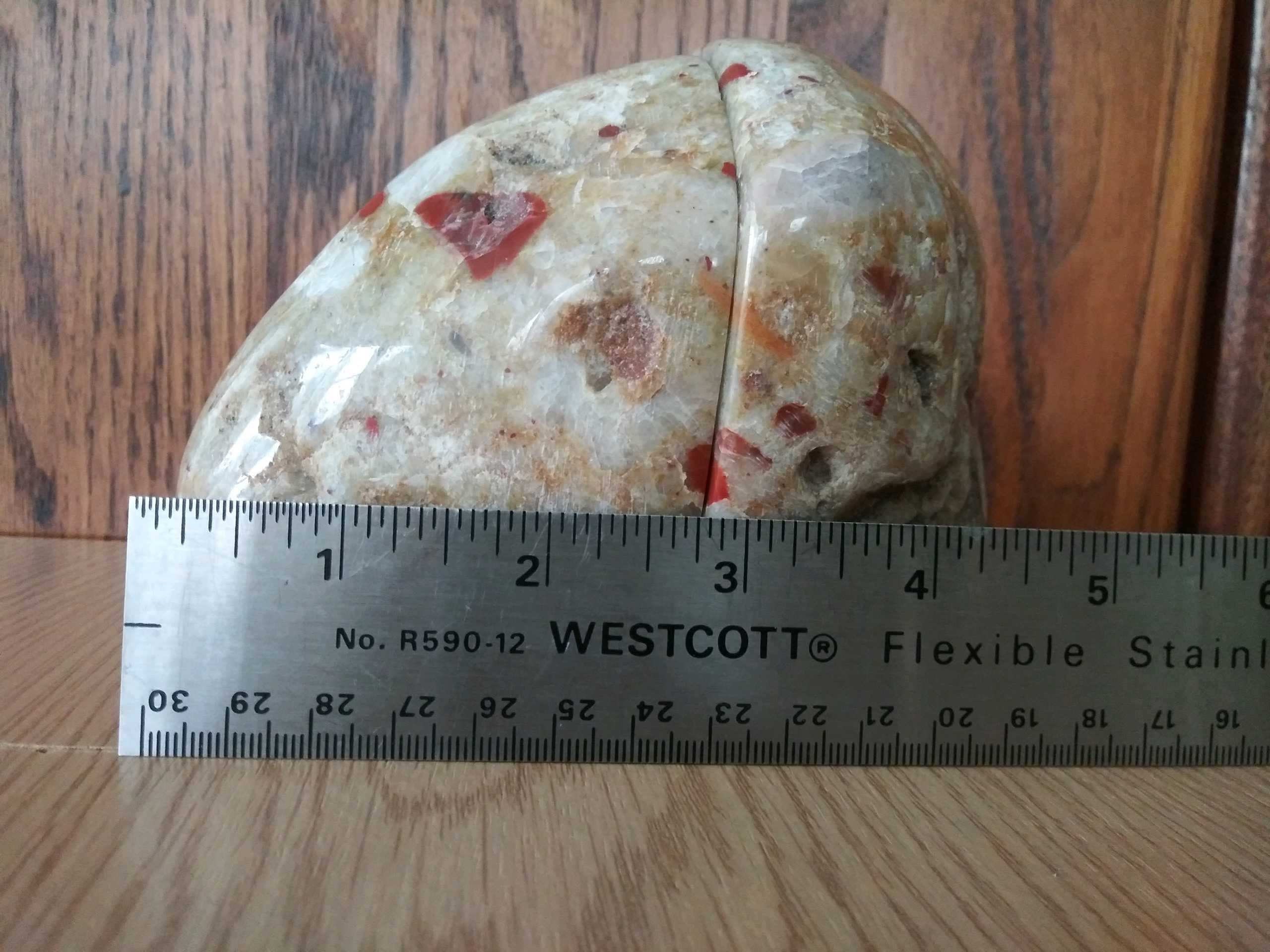 Puddingstone Pudding Stone Large Bookends All Polished - Etsy