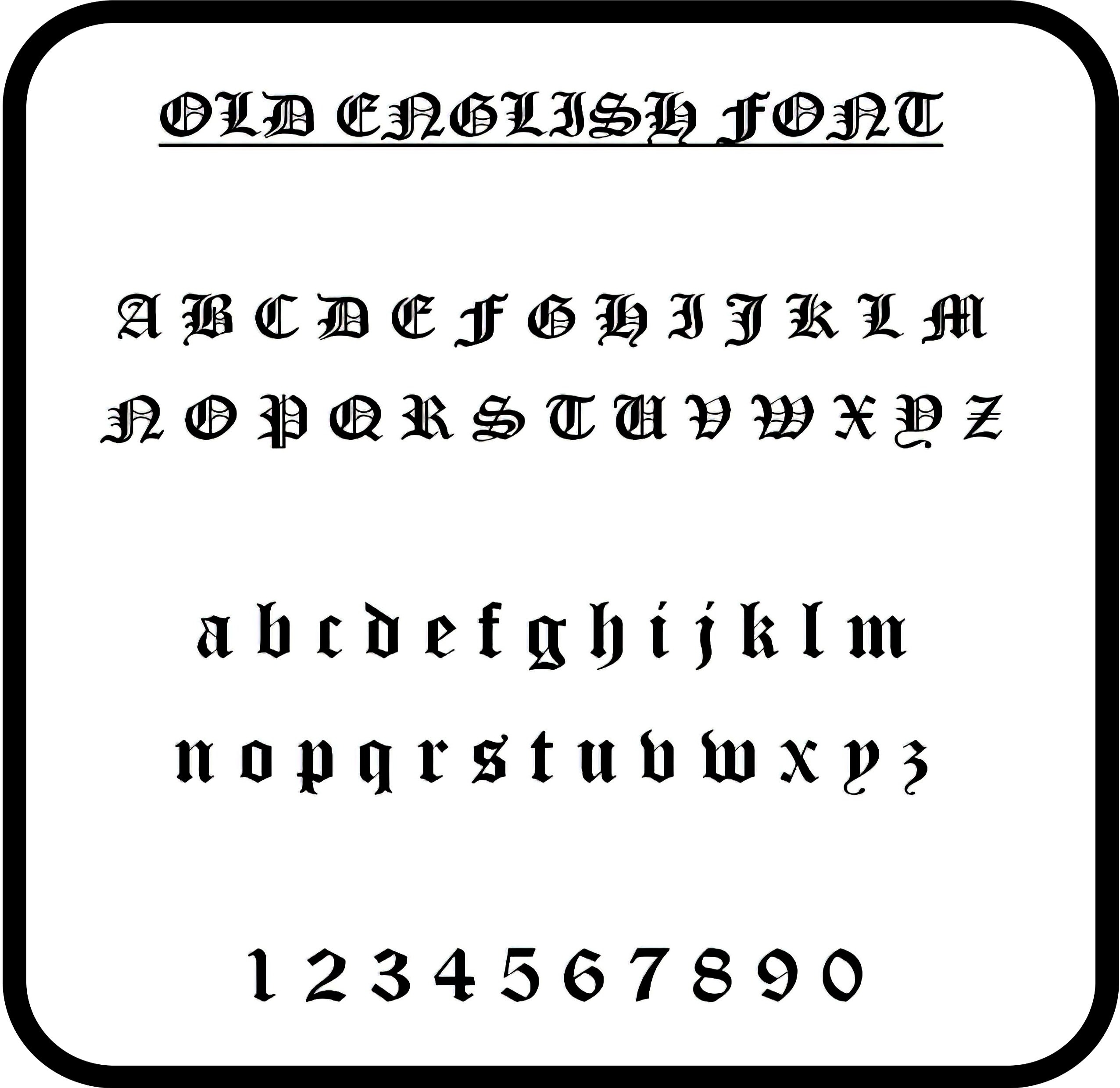 Custom Signet Ring Hexagon Signet Ring Old English Font | Etsy