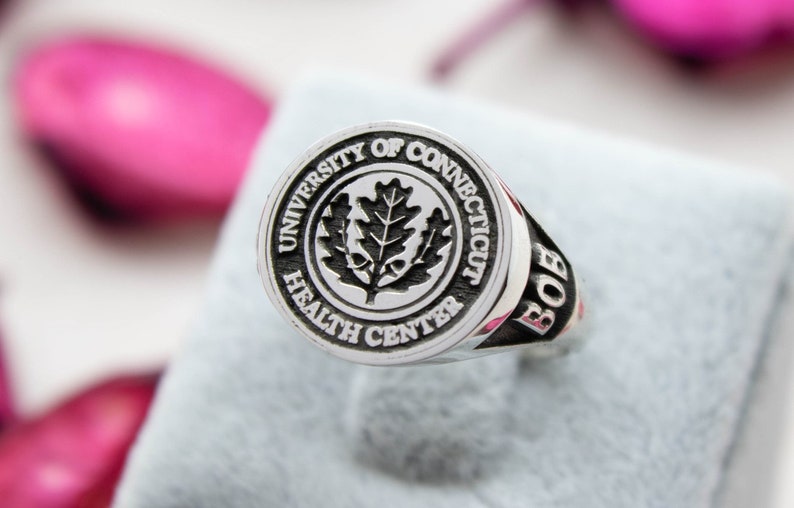 High School Class Ring Custom Engraving Personalized Signet - Etsy UK