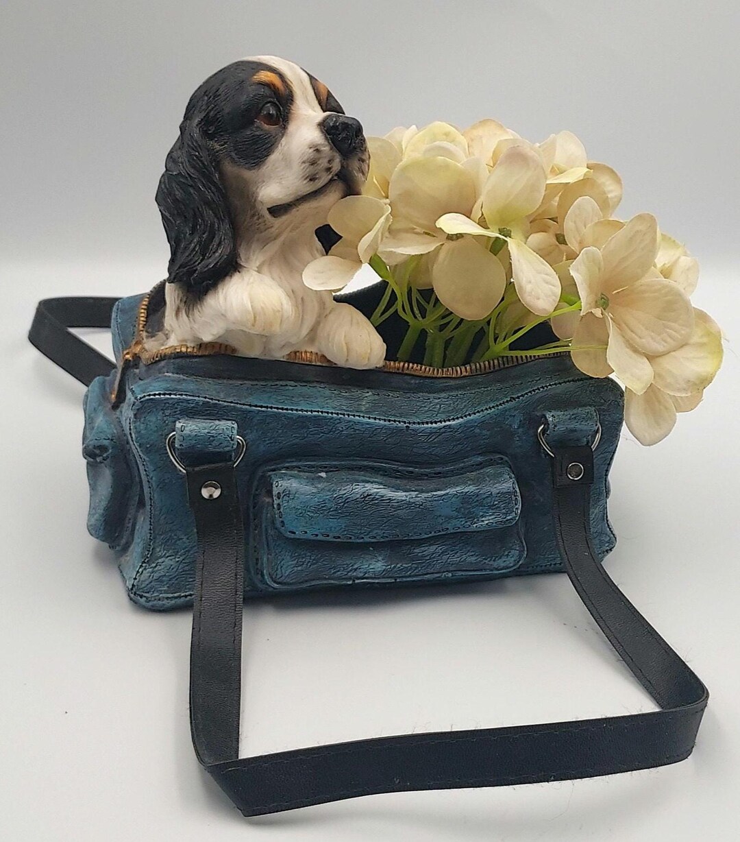 Vintage Cocker Spaniel Dog Planter: Cavalier King Charles / Springer ...