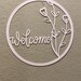 Metal, Flower, Welcome Sign - Etsy