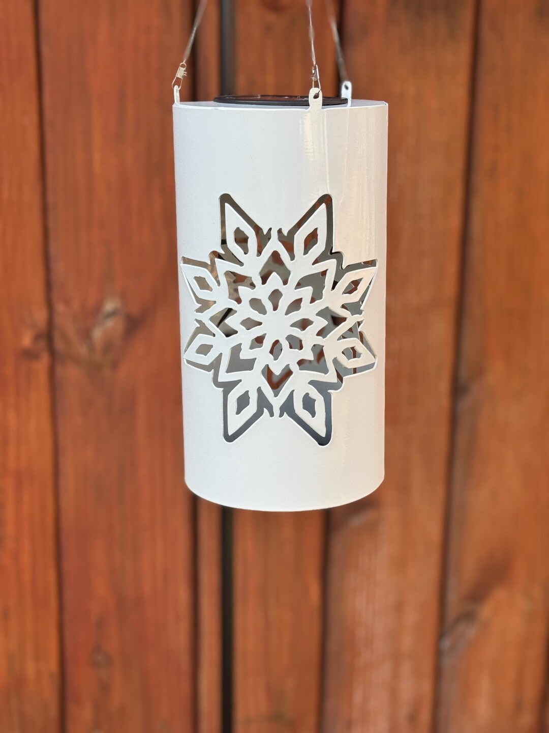 Snowflake Hanging Luminary - Etsy